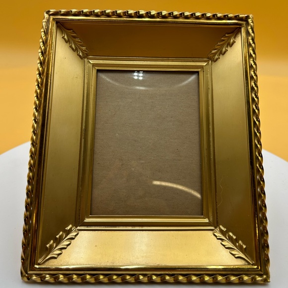 Vintage | Accents | Vintage Heavy Brass Ornate Picture Frame With ...